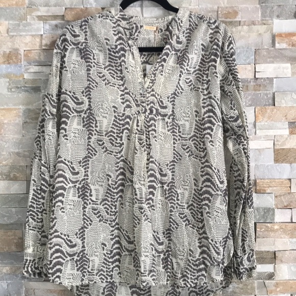 Matta | Tops | Nwt Matta Iride Tiger Top In Gray | Poshmark